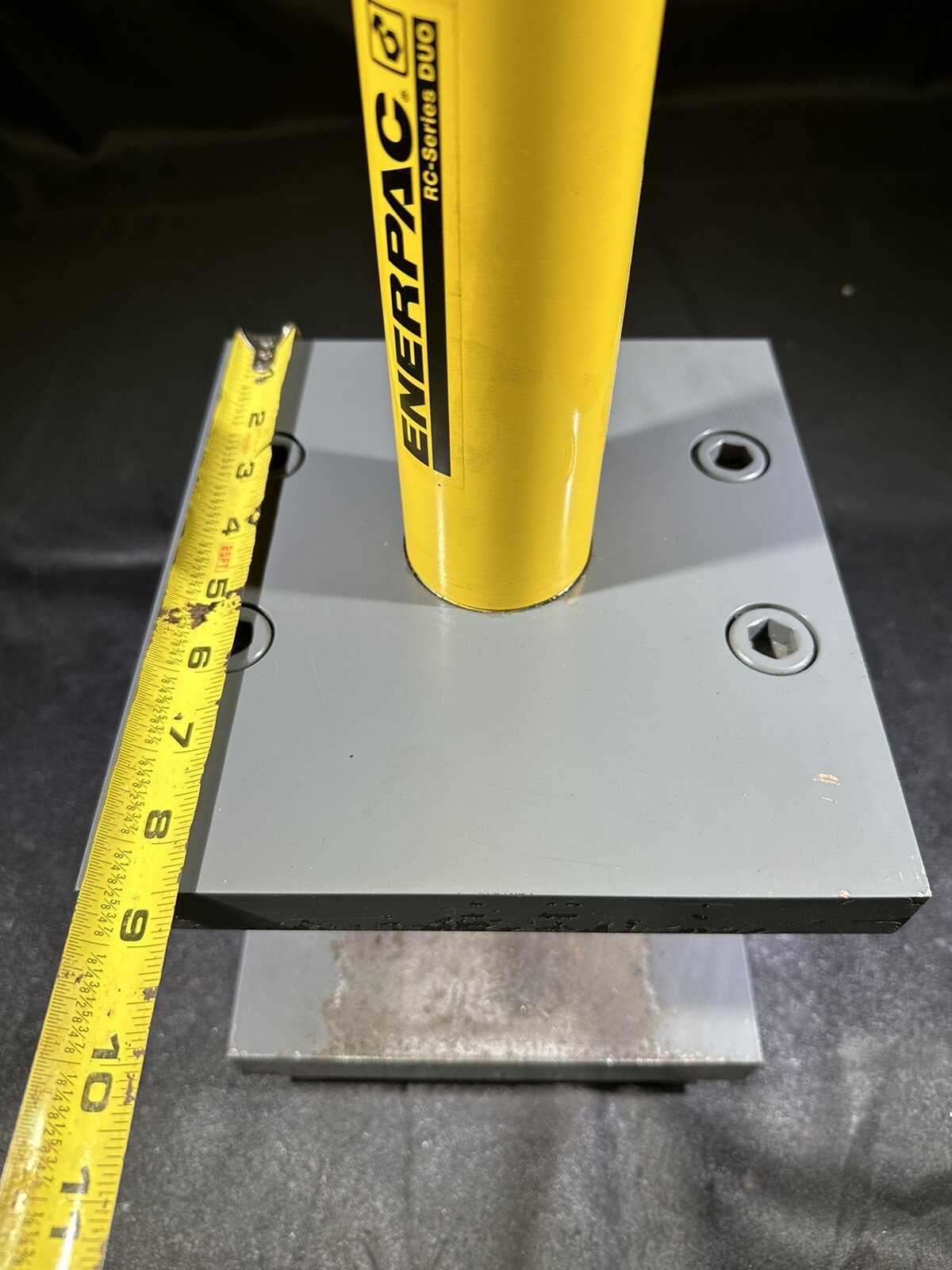 Enerpac RC106 Single-Acting Hydraulic Cylinder WITH PRESS CAGE CRUSHER ...