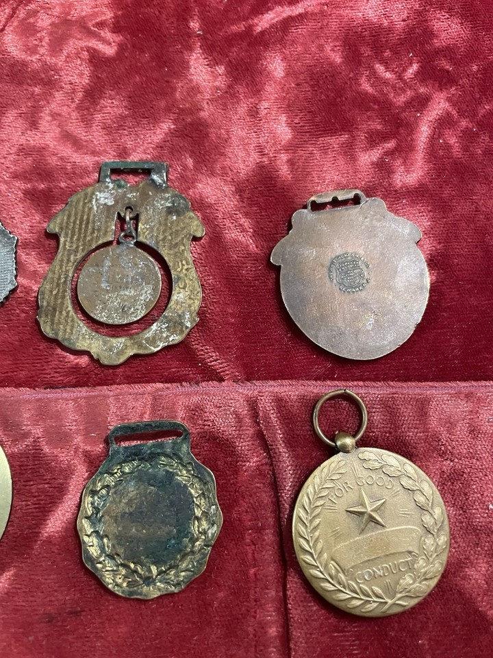 Lot 1: 8 Vintage USA Medals Watch Fobs Collectible | eBay