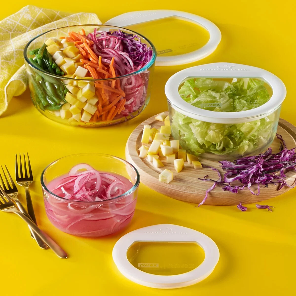 Pyrex 10-piece Ultimate Glass Food Storage Set | eBay