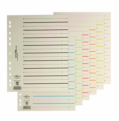 Pagna Easy Rip 44063-02 Reference Dividers A4 for 20-Page Indexes Pack ...