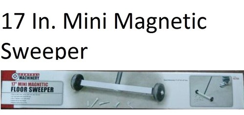 ROLLING MAGNETIC FLOOR Sweeper 17 Inch For Mini Small Metal Items ...