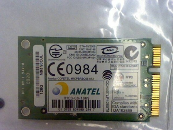Dell Wireless Bluetooth 370 Pci-e WPAN Card 0m960g M960G for sale ...