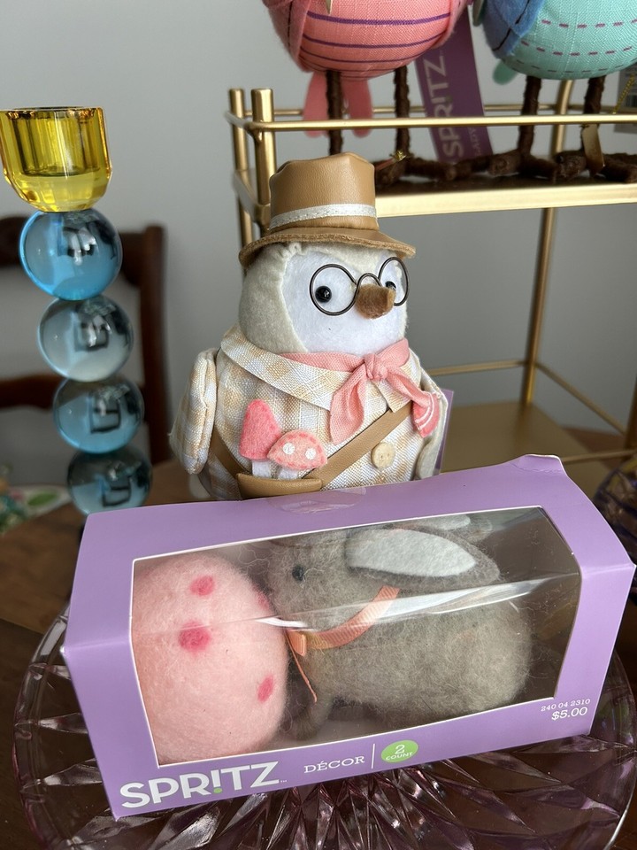 Target Spritz Easter Spring 2024 Fabric Birds Felt Duos Bunny Lot 16 ...