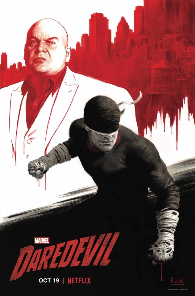 2015 Daredevil Movie Poster 11X17 Marvel Matt Murdock Charlie Cox ...
