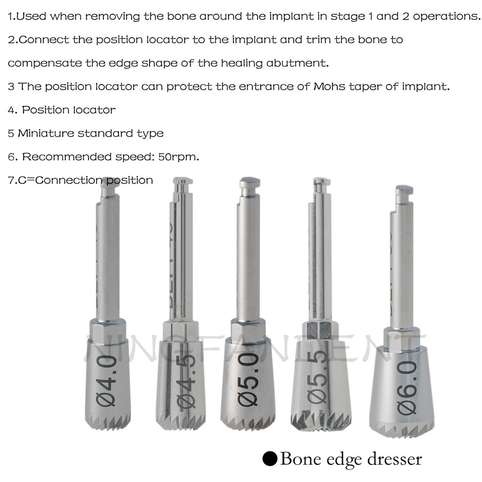 Implant Bone Profiler Screw Drivers Osstem Dental Torque Wrench Tool ...