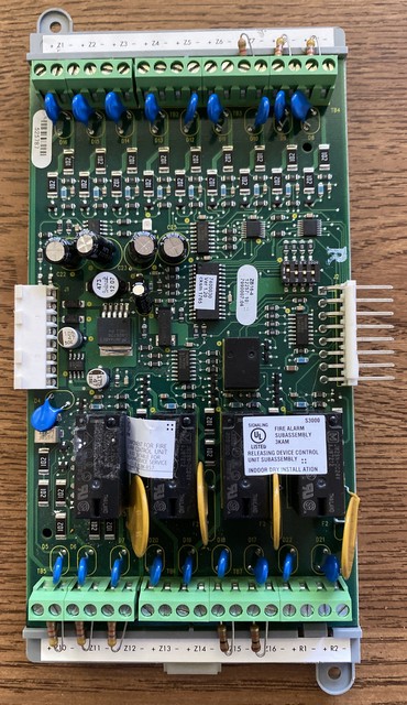 EST QuickStart Zb16-4 & Zr8 Conventional Class B Zone Card Edwards Fire ...