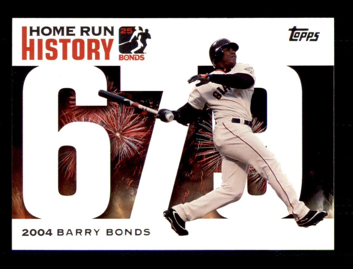 2006 Topps Barry Bonds Home Run History #679 Barry Bonds | eBay