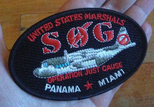 US Marshals ~ SOG ~ Operation Just Cause ~ Panama Miami ~ Embroidered ...