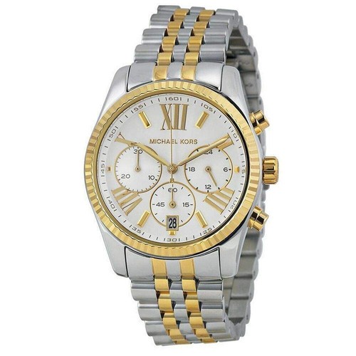 MICHAEL KORS MK5955 Lexington Two Tone Unisex Watch | eBay