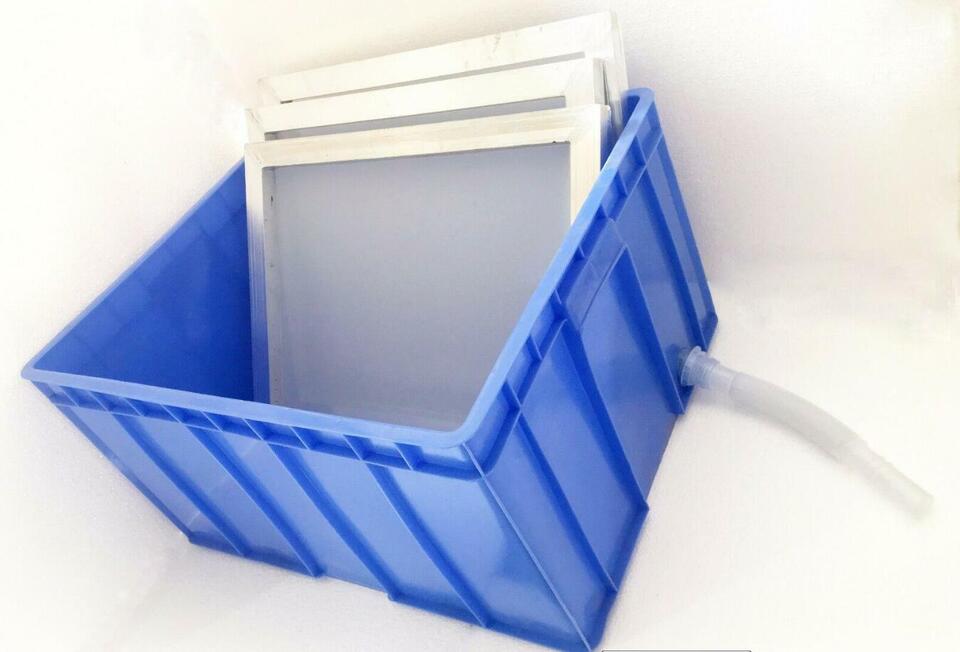 Hot Sale 4 Color 1Station Silk Screen Printing Start Kit Ink Squeegee ...