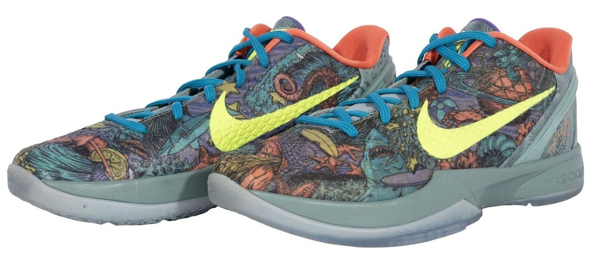 Kobe Bryant Lakers Signed Nike Zoom Kobe VI Prelude Shoes Kobe Bryant Lakers Signed Nike Zoom Kobe VI Prelude Shoes
