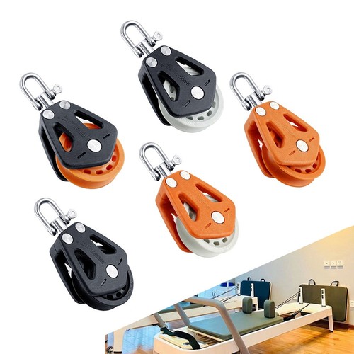 Sailboat Nylon Pulley Block 1 Ton Lifting Swivel Crane Pulley for ...