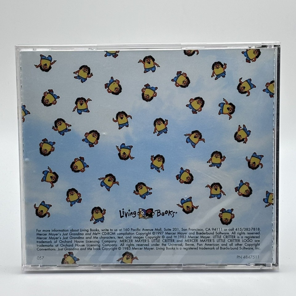 Living Books Mercer Mayer’s Just Grandma and Me Broderbund CD Audiobook ...