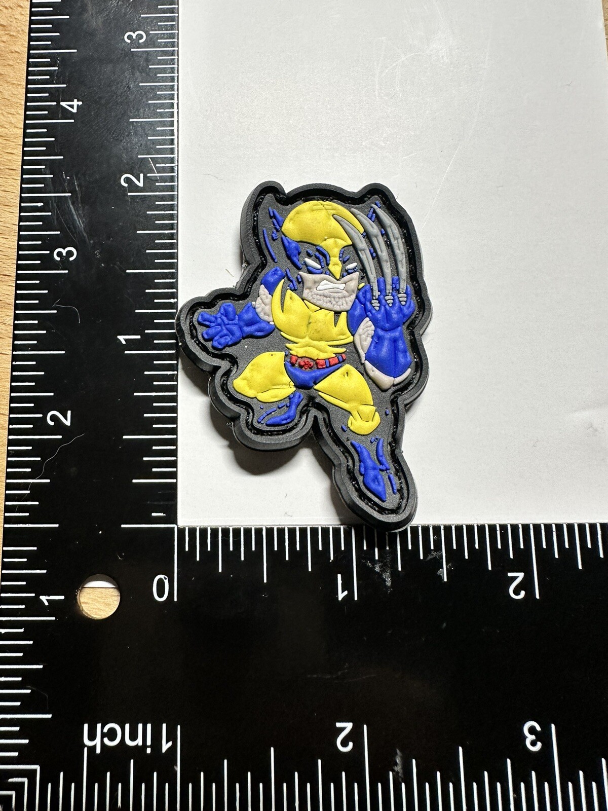 Wolverine marvel xmen pvc rubber morale ranger eye patch Edc | eBay