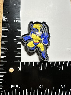 Wolverine marvel xmen pvc rubber morale ranger eye patch Edc | eBay