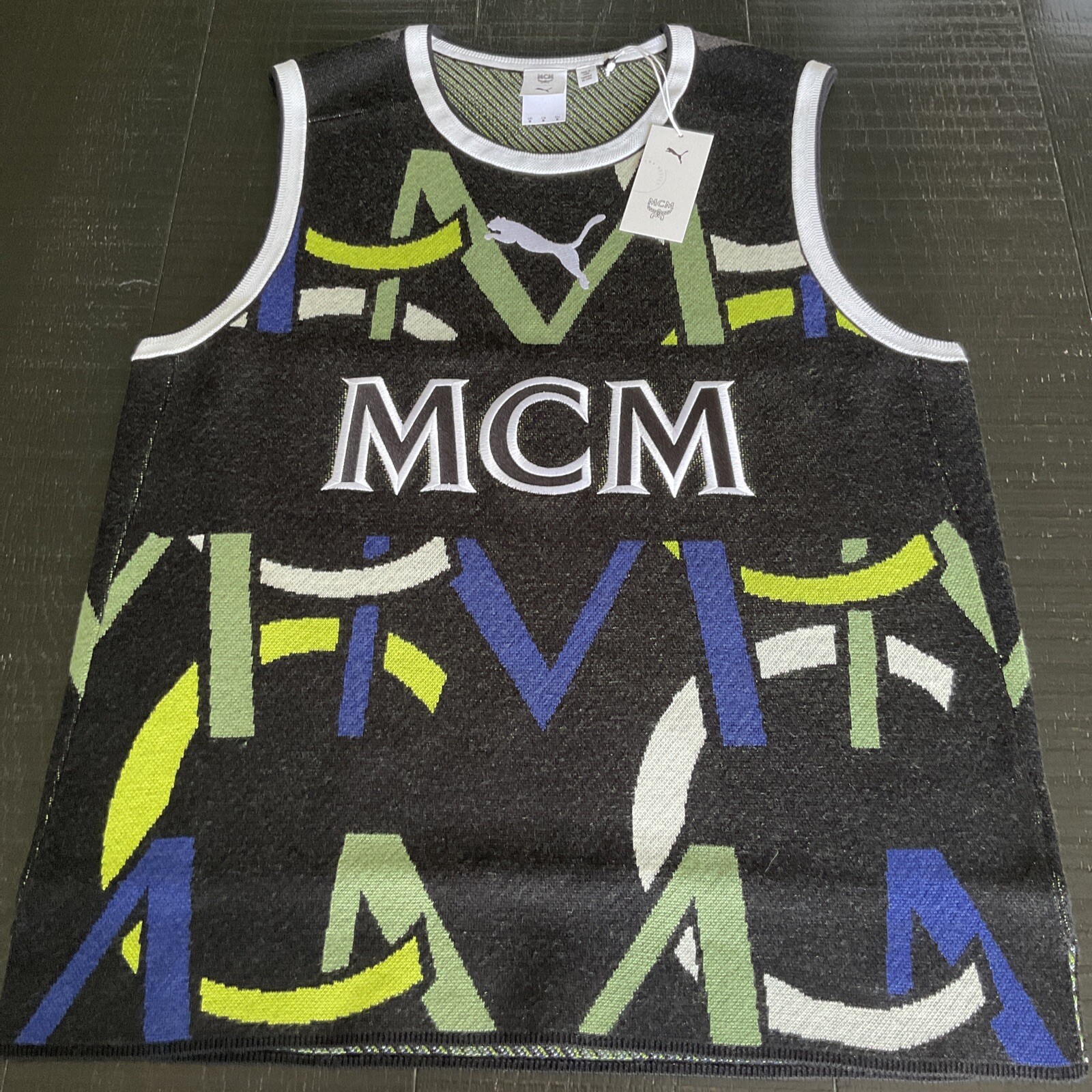 PUMA X MCM TANK TOP- BLACK LIMITED EDICIÓN RARE MENS NWT SIZE M | eBay