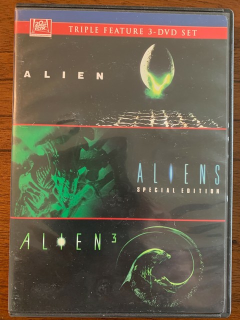 Alien Aliens Alien 3 - Triple Feature DVD Set From 20th Century Fox for ...