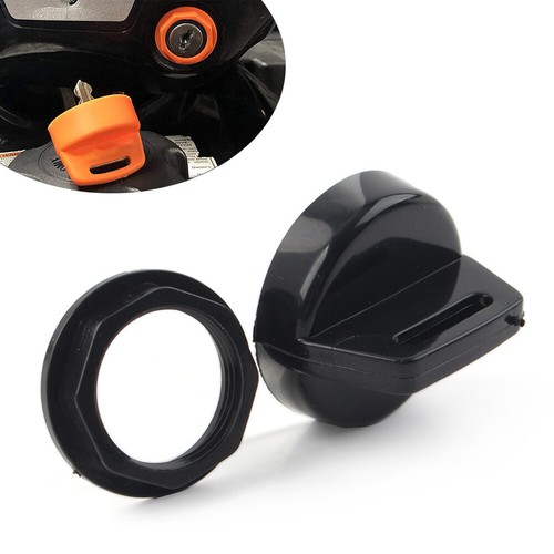 Ignition Key Cover Cap w/Nut Black Fit Polaris RZR XP 800-1000 Ranger ...