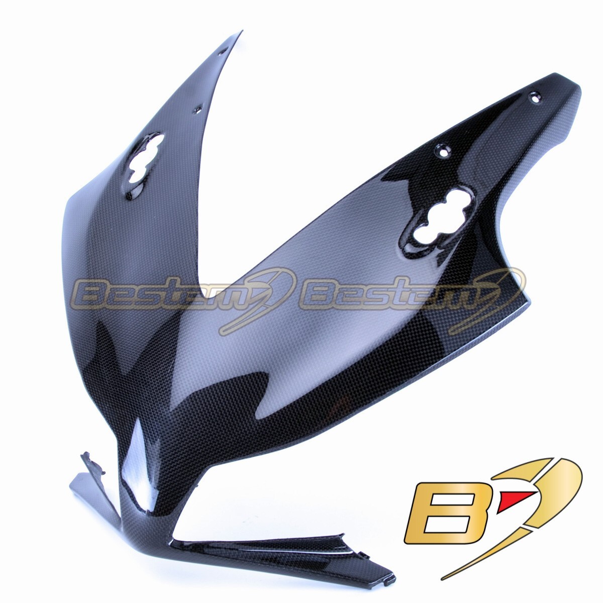 2012-2016 Honda CBR1000RR 100% Carbon Fiber Front Fairing Head Cowl ...