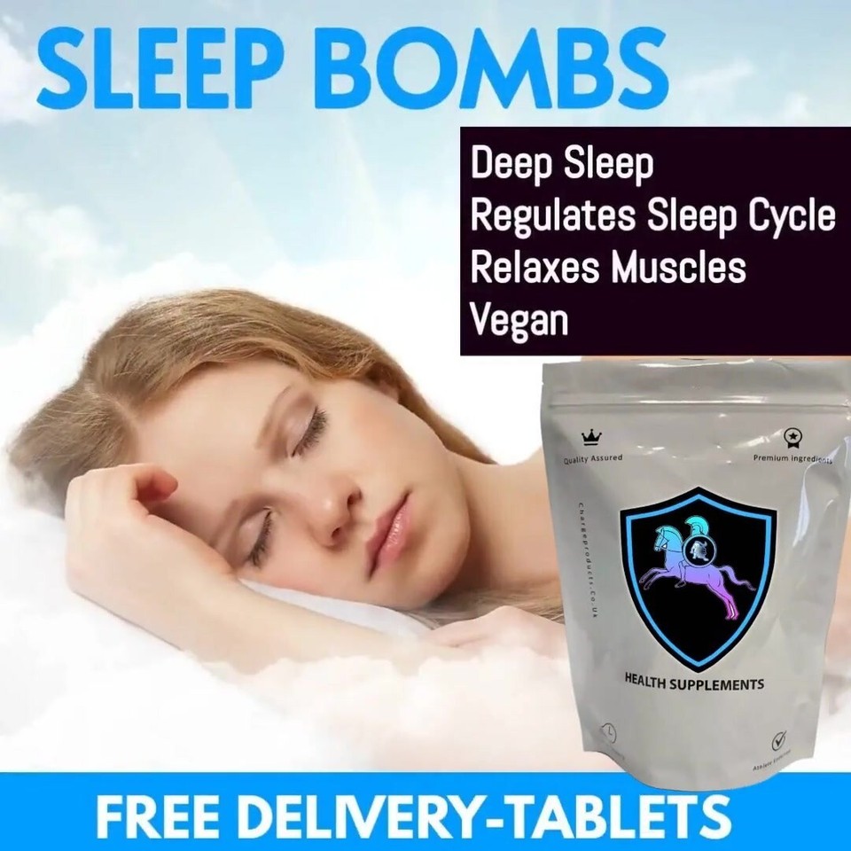 Sleeping Pills 30 Sleep Aid Tablets Sleep Bombs Pro For Deep Sleep ...