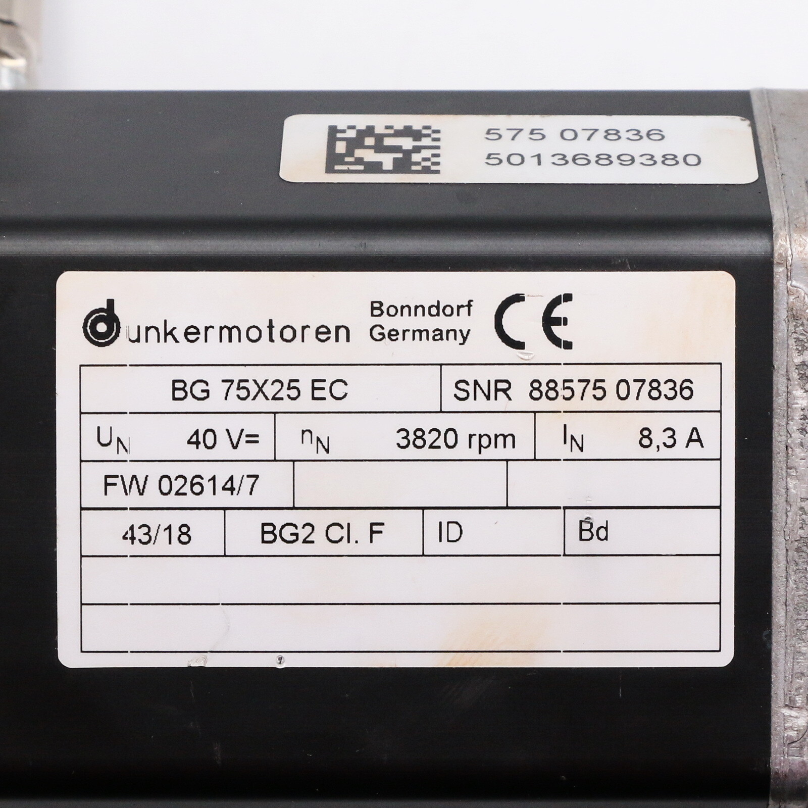 Dunkermotoren BG 75X25 EC Dunkermotor mit SG 120H Winkelgetriebe i=15:1 ...