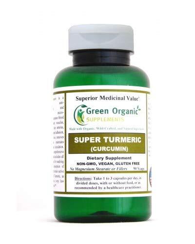 Green Organic Supplements' Super Turmeric & Curcumin, Vegan, Increase ...