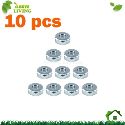 10Pcs Bar Nuts For Stihl MS360 MS381 MS391 MS440 MS441 MS460 MS640 ...