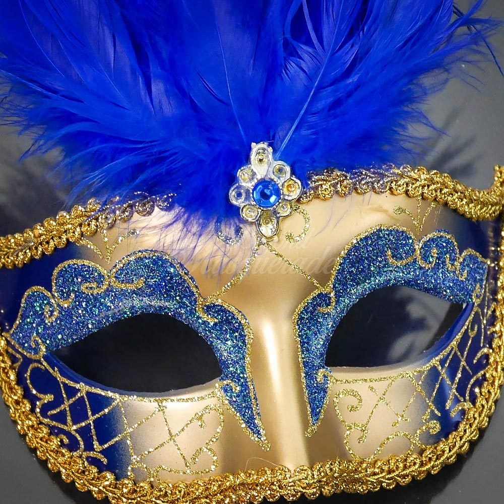 Blue Masquerade Masks