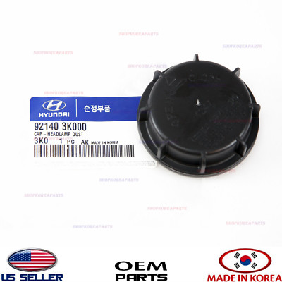 Genuine Headlamp Dust Cap Cover HYUNDAI KIA *See Compatibility ...
