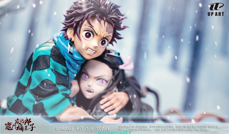 UP Studio Demon Slayer 1/6 Snow Kamado Tanjirou Nezuko Resin Painted ...