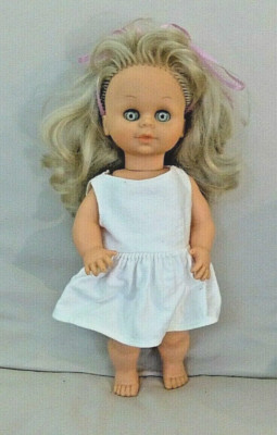 VINTAGE MADE IN AUSTRALIA METTI/NETTA? HEAVY PLASTIC TOY DOLL- BLOND ...