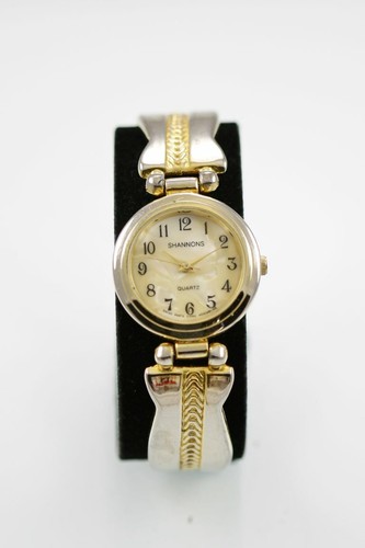 Shannons Women Watch Stainless Steel Silver Gold Water Res Pearl ...
