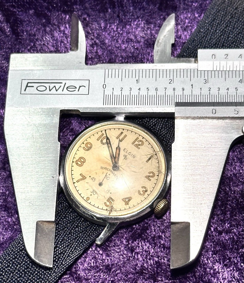 All Original Vintage Elgin 1940’s WWII Military Field Sportsman Watch ...