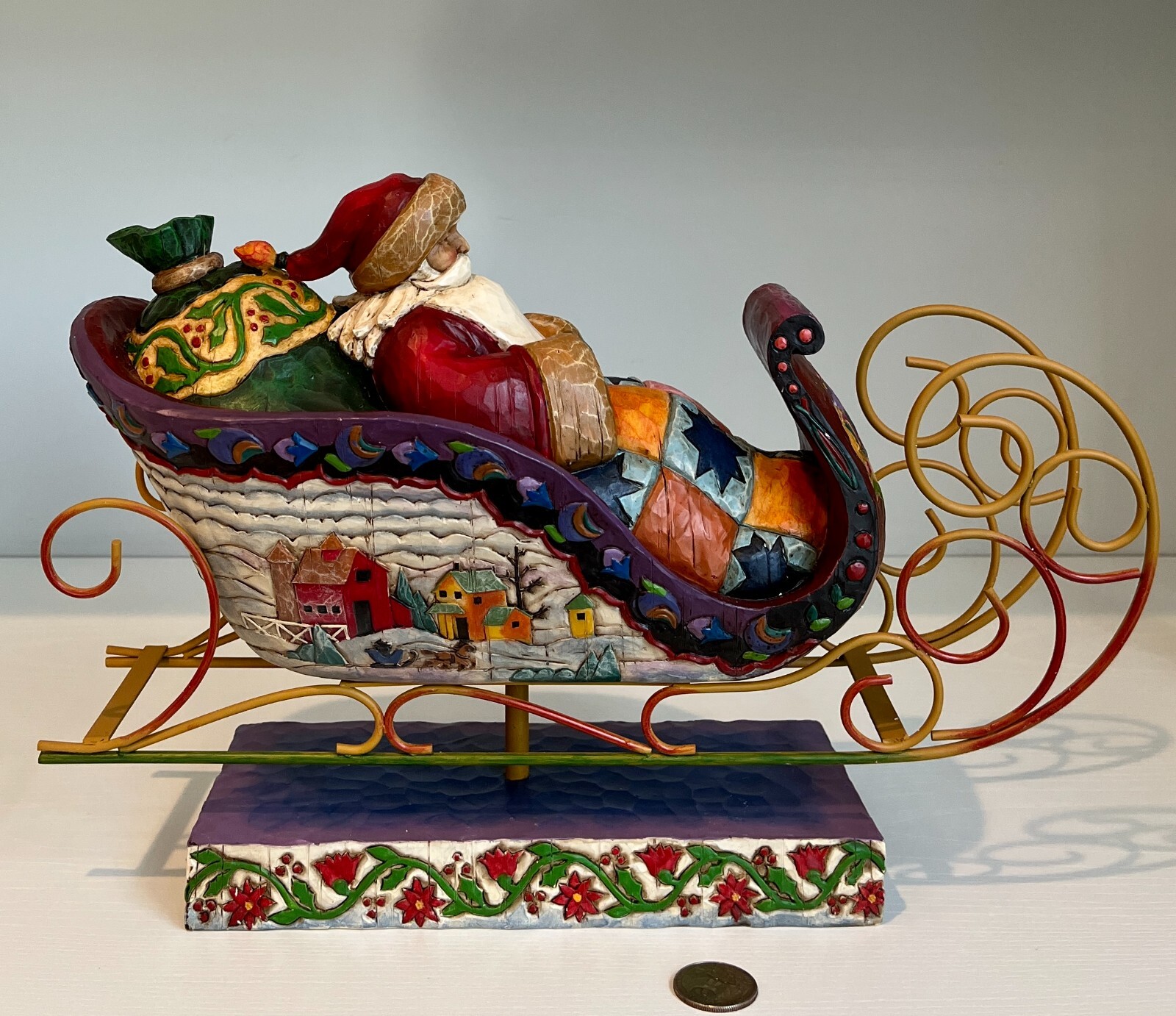 Jim Shore Designs, Inc. Heartwood Creek-"Delivering Joy"-Sleigh ...