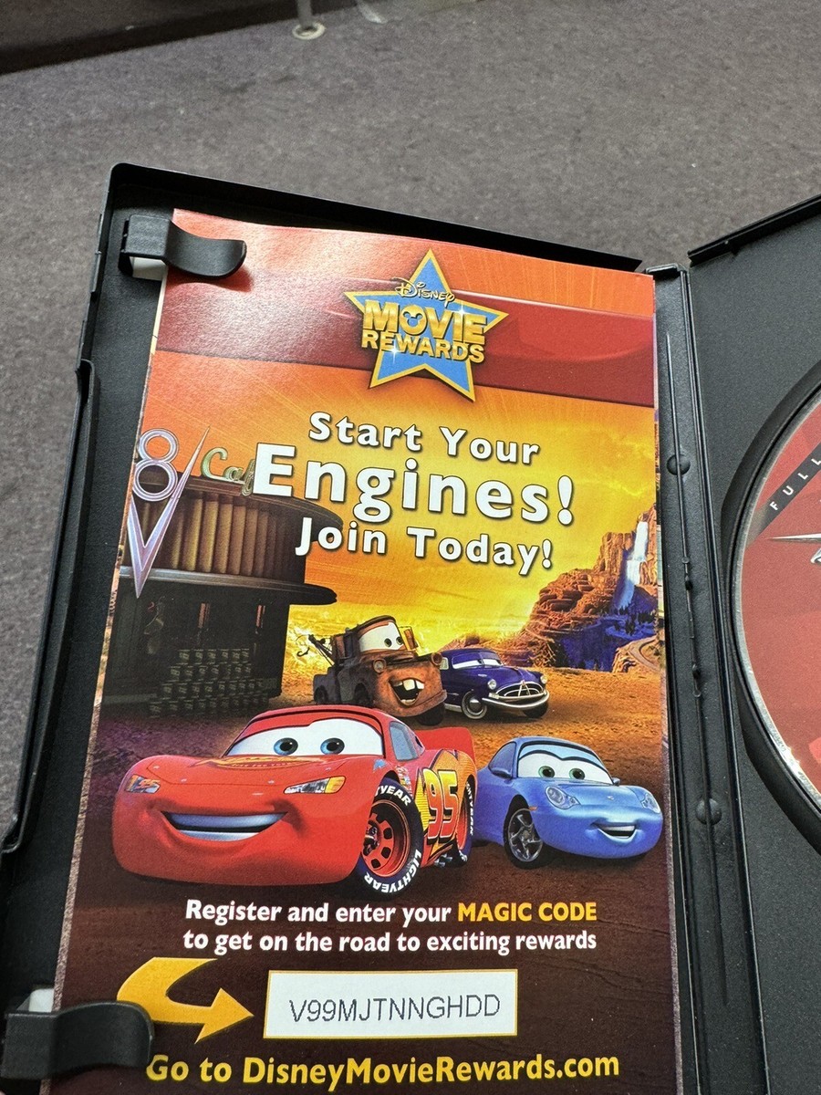 Walt Disney Pixar39s Cars Dvd 2006 Lightning Mcqueen