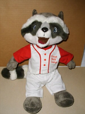 Fiesta Great Wolf Lodge Rachel Raccoon Plush Stuffed Doll 16'' w/Outfit ...