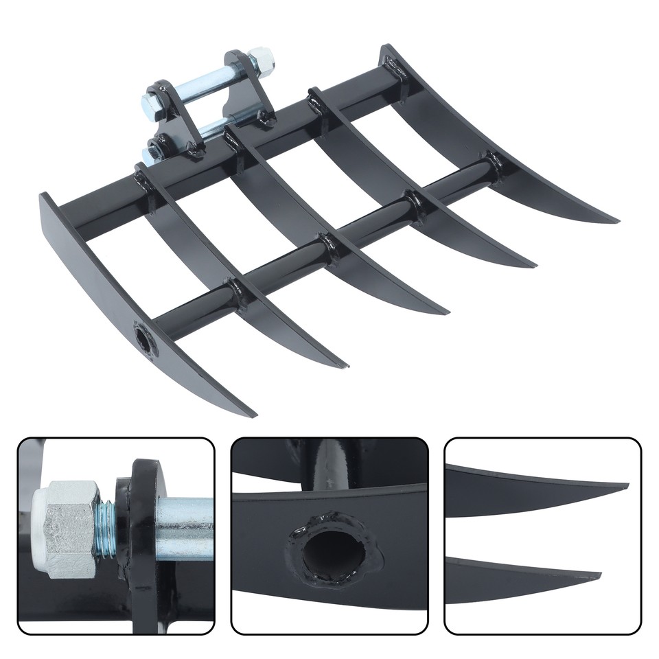 Rake Attachments For Mini Excavator One Ton to 1.5Ton Small Digger | eBay