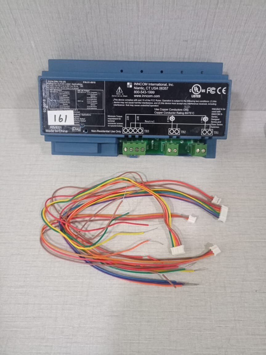 Honeywell D254.DIN.110.US Rail Lamp Dimmer P/N: 01-9918 With 02-9918 ...