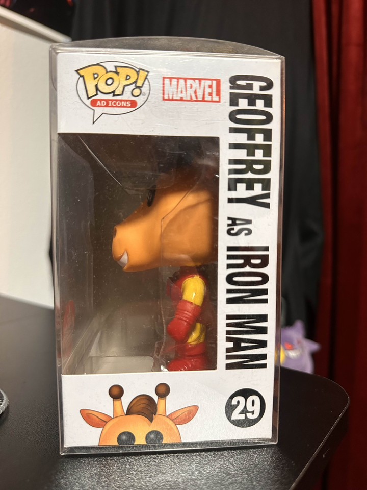 Funko Pop! Vinyl: Ad Icons - Geoffrey the Giraffe (as Iron Man) - Funko ...