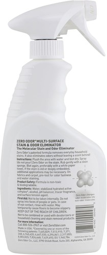 Zero Odor – Multi-Surface Stain Remover & 16 Fl Oz (Pack of 1) | eBay