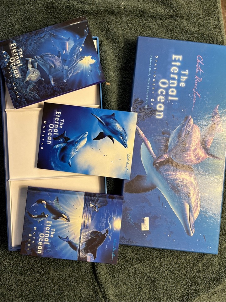 Christian Riese Lassen Eternal Ocean Address Book, Note Book Pad Stationary Set | eBay
