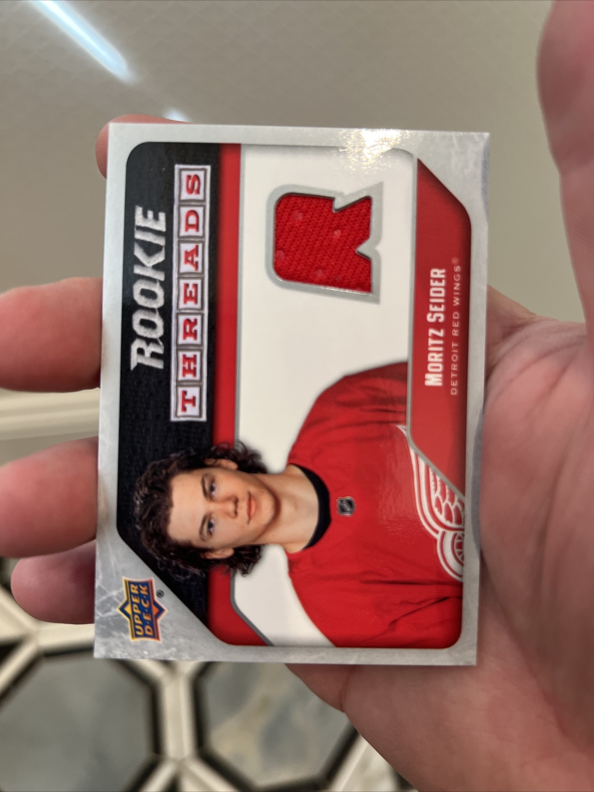 Moritz Seider 2021-22 Upper Deck Rookie Threads | eBay