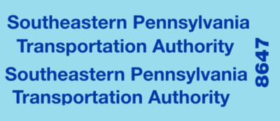 8647 SEPTA Blue lettering by Island Modelworks decal | eBay