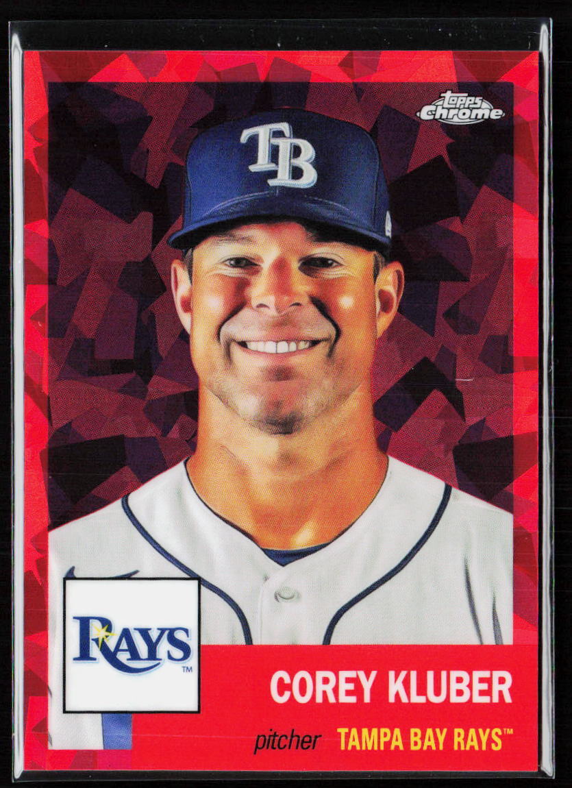 2022 Topps Chrome Platinum Anniversary #313 Corey Kluber Red Atomic ...