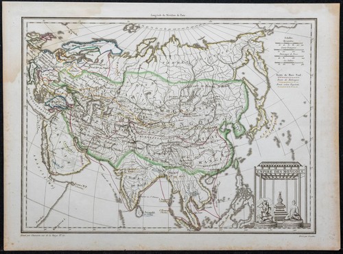 1812 - Central Asia And The Mongol Empire - Antique Map | eBay