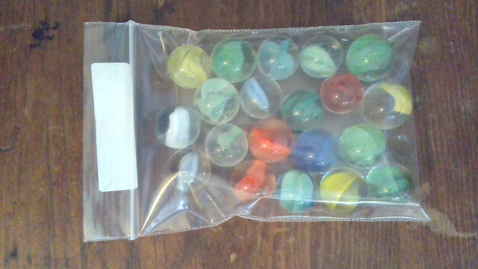 20 Japanese Cat eye marbles. Circa 1950s. Marble size varies slightly ...