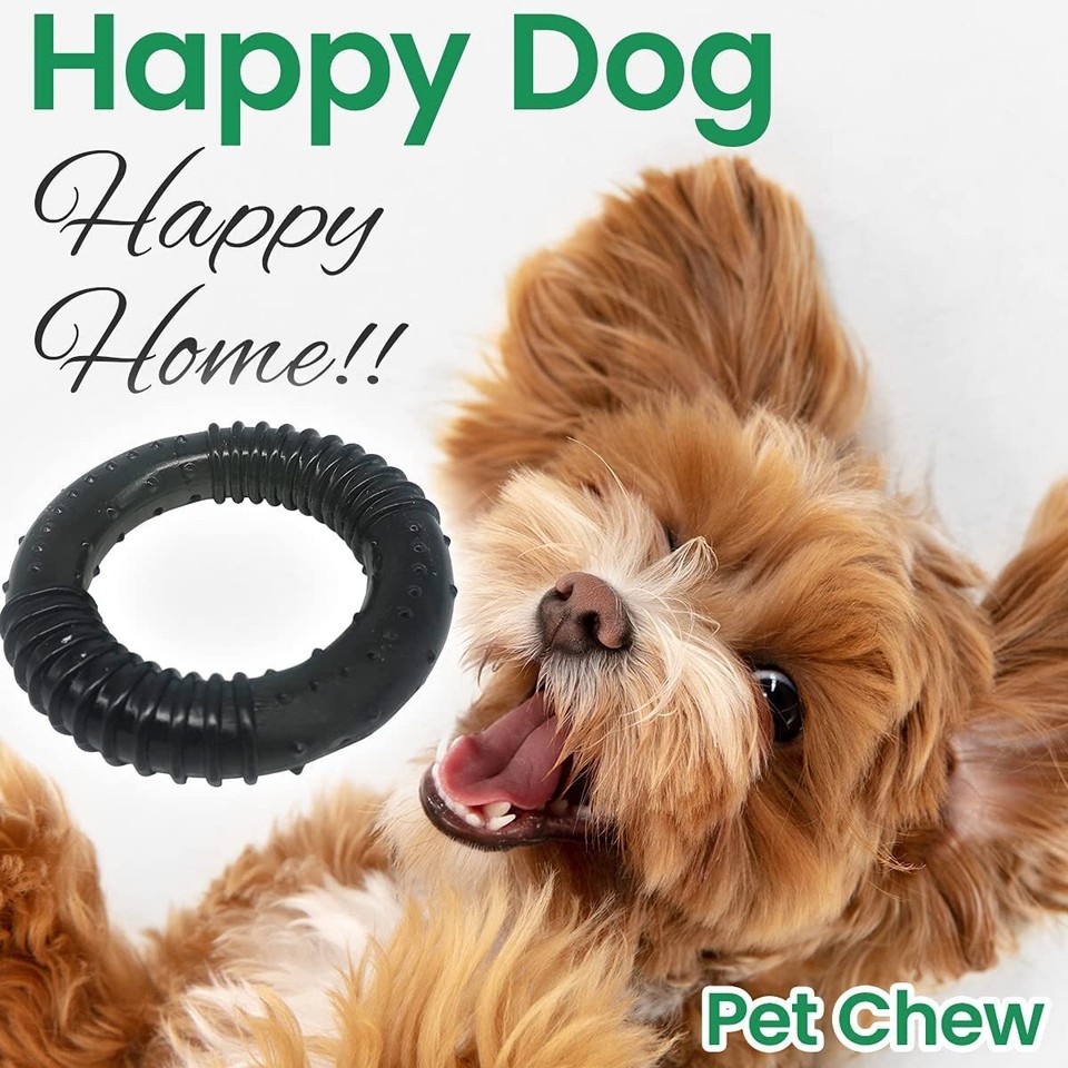 Dog Chew Toy for Aggressive Chewer Relieves Anxiety & Stress - Black ...