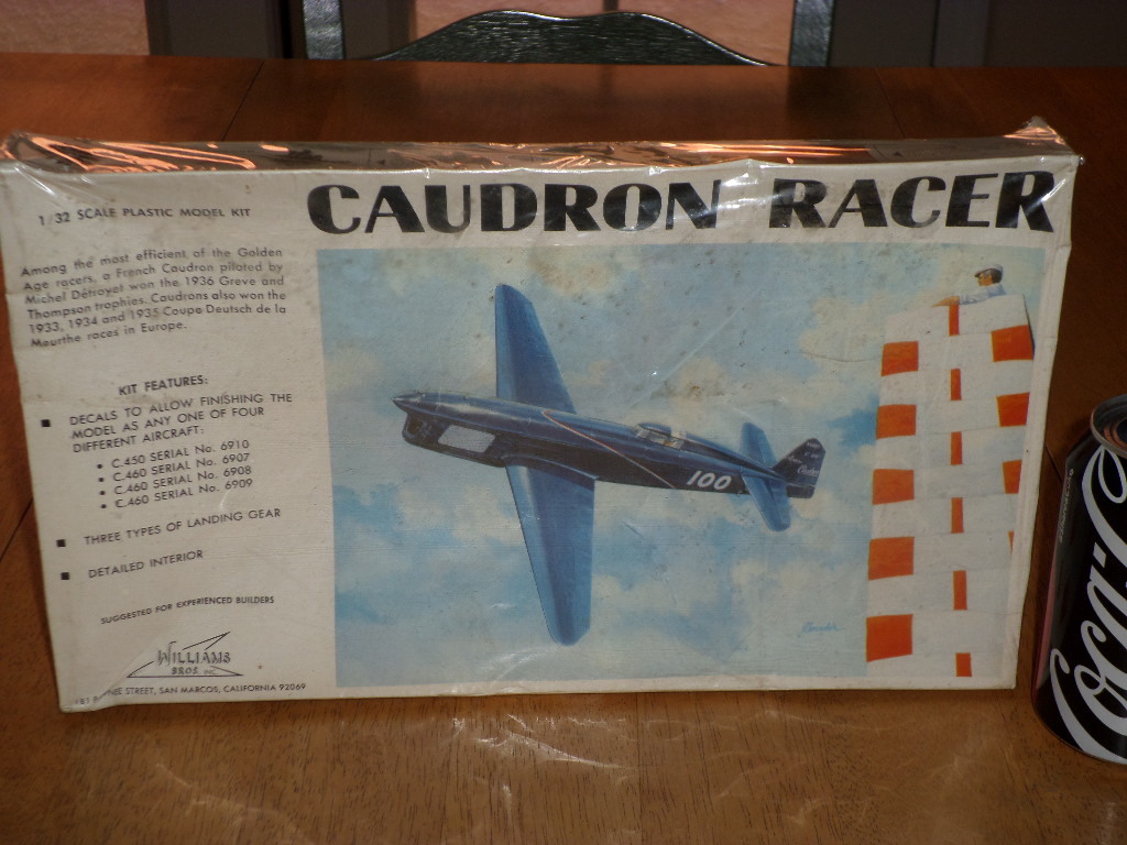 FRENCH- CAUDRON RACER PLANE,GOLDEN AGE RACER PLANE, PLASTIC MODEL KIT ...