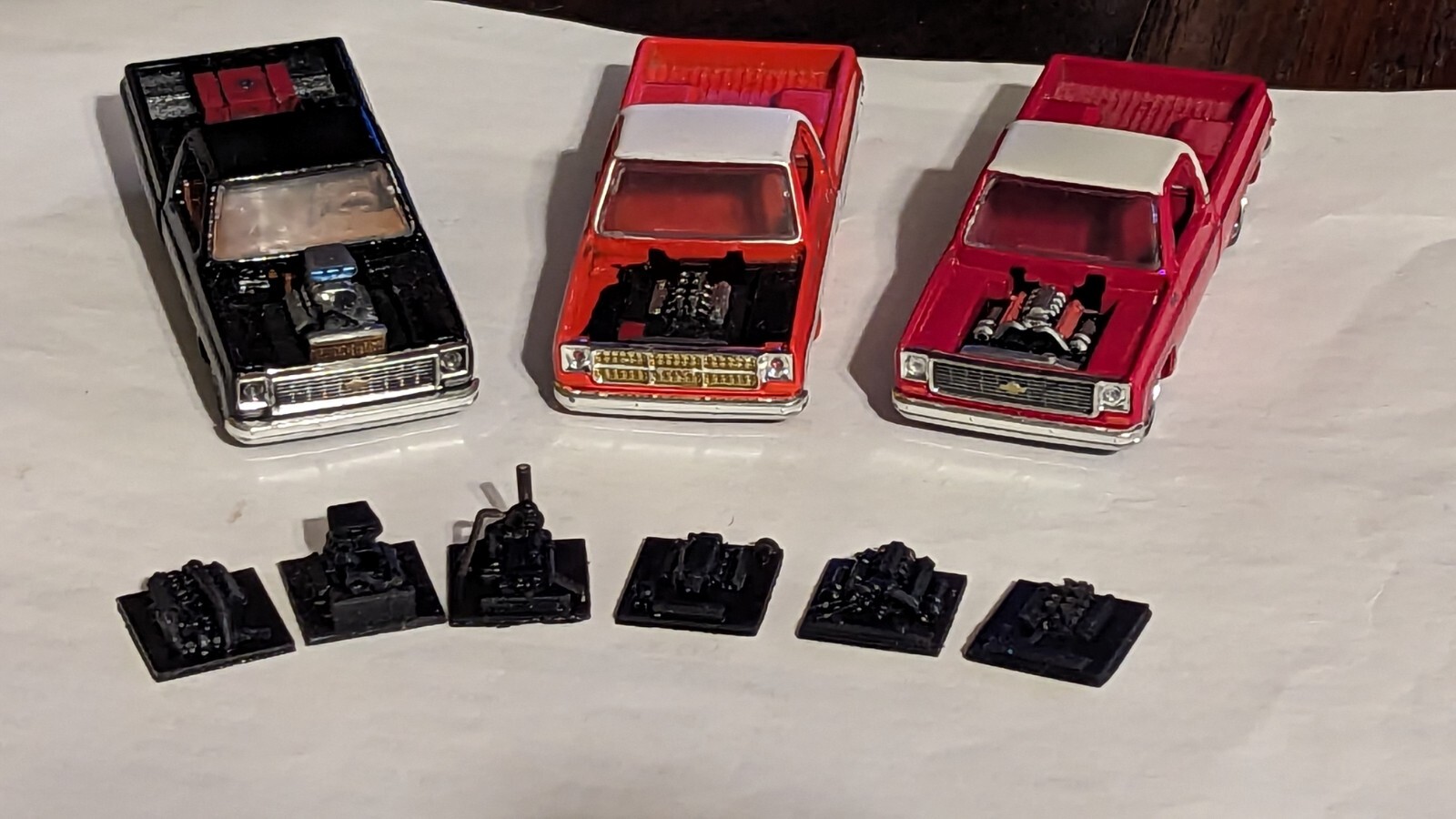 1/64 Scale Custom 3D printed engines for M2 square body LOT of 6 | eBay