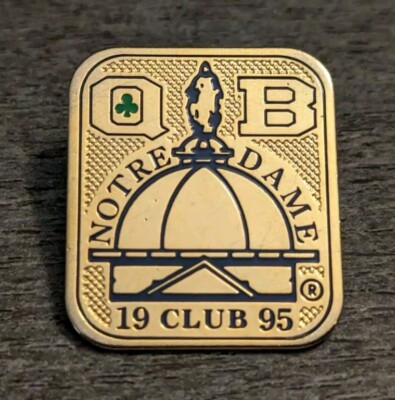 Notre Dame Fighting Irish Football QB Quarterback Club 1995 Vintage ...